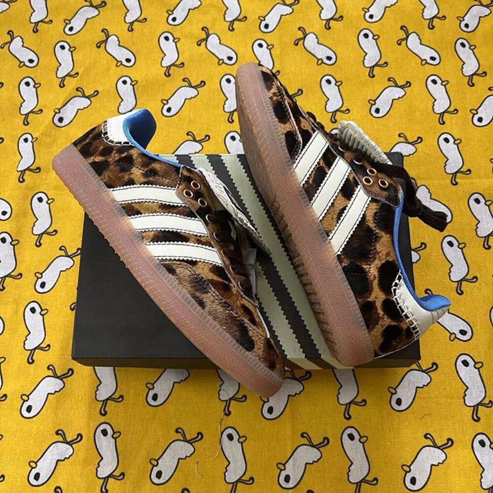 Adidas Samba Pony Wales Bonner Leopard Womens Sneakers - Gem